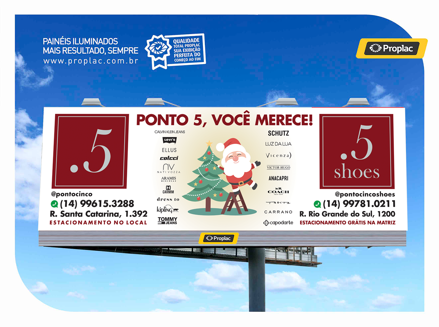 Cliente: Ponto 5 / Ponto 5 shoes | Criação, Impressão de lona e ...